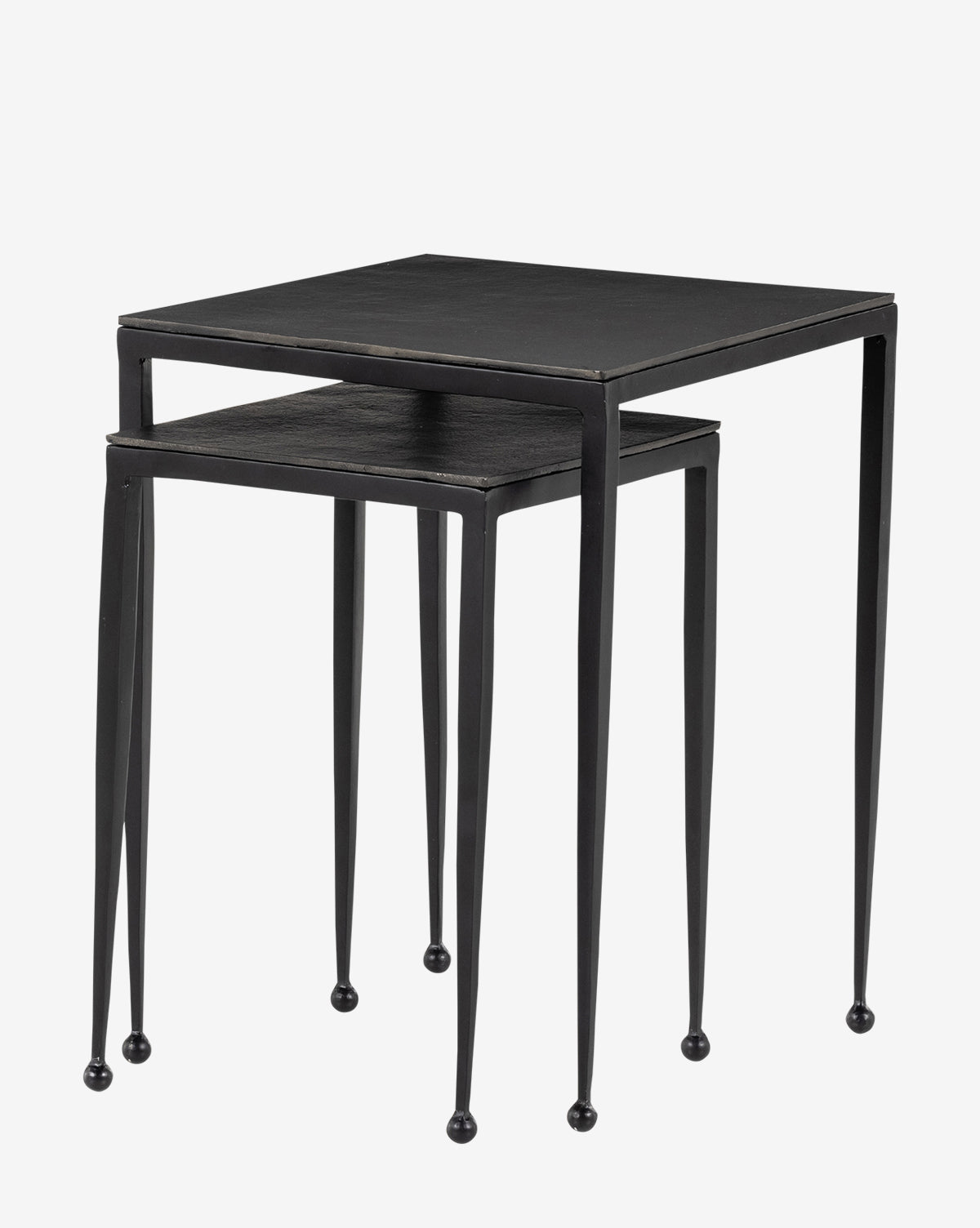 Metal nesting end tables store