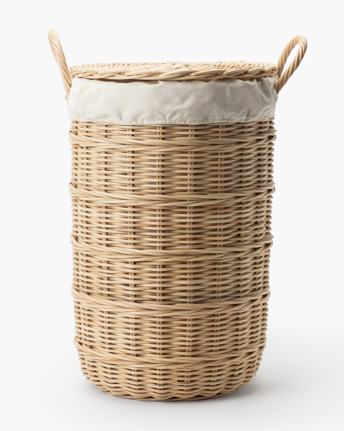 Wicker laundry baskets with lid store